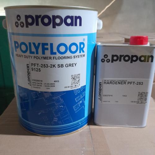Jual Epoxy Lantai PROPAN POLYFLOOR PFT-253-2K SB Warna GREY 9125 @ 5KG ...