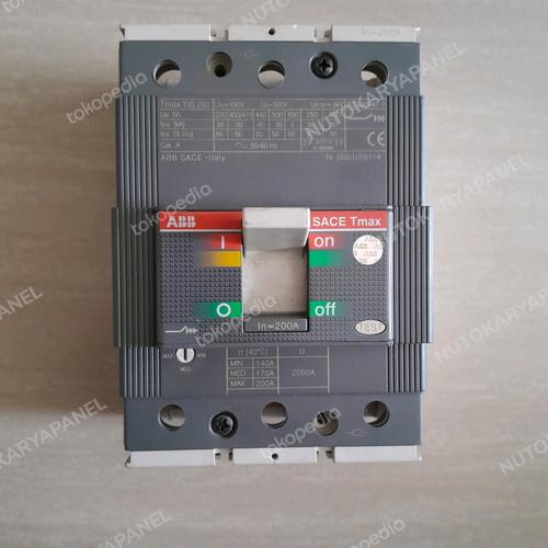 Jual MCCB ABB TYPE T3S 250 200A 3P 50KA - Kota Bogor - NUTOKARYAPANEL ...