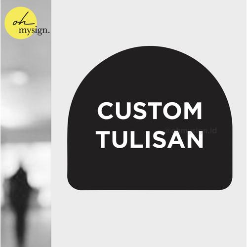 Jual Custom Tulisan Sign Board Akrilik Papan Acrylic Signage Tempel ...