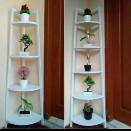 Jual rak sudut ruang tamu minimalis dekorasi - Kab. Tangerang - juel ...
