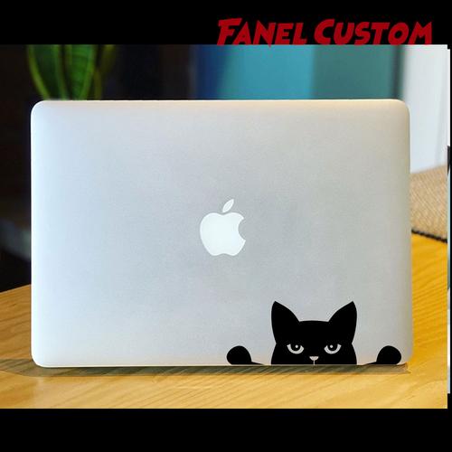 Jual STIKER CAT HIDING BOTTOM CUTTING STICKER KUCING LAPTOP MOBIL ...