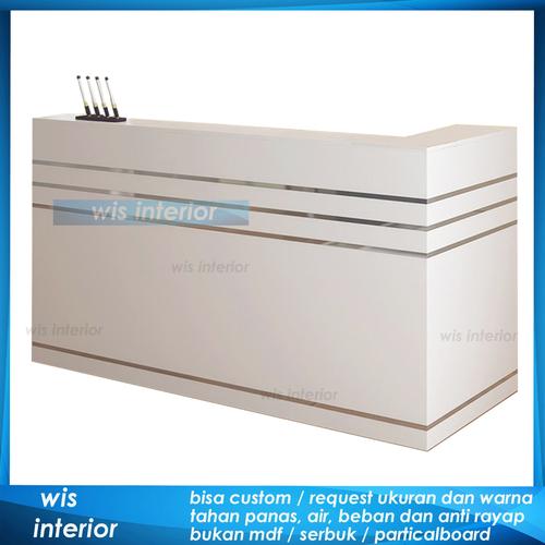 Jual MEJA KASIR COUNTER INFORMASI KANTOR SALON BOUTIQUE - CUSTOM UKURAN ...