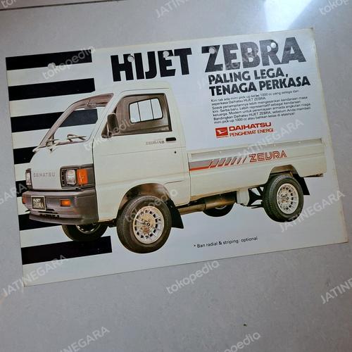 Jual Brosur Mobil Katalog Flyer Daihatsu Hijet Zebra - Jakarta Timur ...