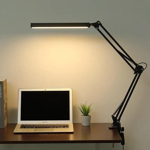 Jual Lampu Meja Belajar Baca Kantor Jepit LED Desk Table Lamp ...
