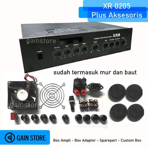 Jual Box Ampli Amplifier Plat Besi XR 0205 plat besi Paket Hemat - Kota Surabaya - GAIN Official ...