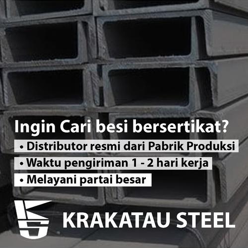 Jual Besi UNP merk KS Krakatau Steel uk 50 80 100 120 150 200 - UNP 80 ...