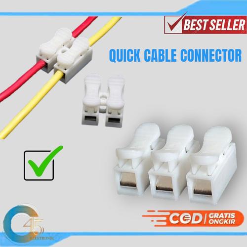 Jual Sambungan Kabel Listrik Quick Connector CH2 CH3 Wire Spring ...