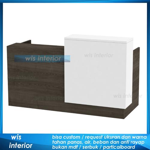 Jual MEJA KERJA RESEPSIONIS KANTOR MINIMALIS FRONT OFFICE BESAR ...