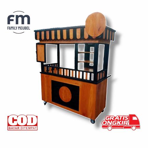 Jual Booth Minuman/ Gerobak Minuman Bisa Custom - 120, Kayu Mahoni ...