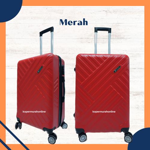 Jual Koper 20 inch fiber murah Polo Twin koper kabin tas travel - Merah ...