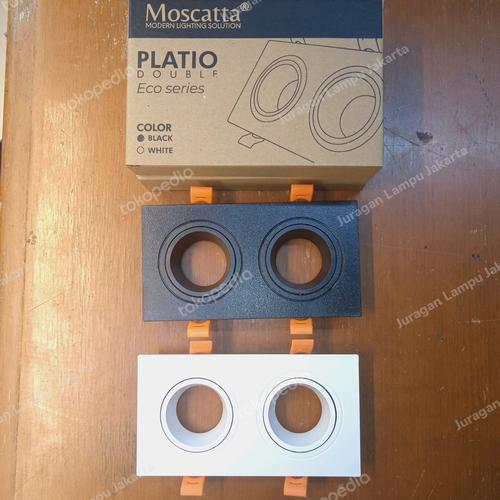 Jual KAP DOWNLIGHT MR16 2 GANG MOSCATTA PLATIO / KAP LAMPU MR16 2GANG - Putih - Jakarta Pusat ...