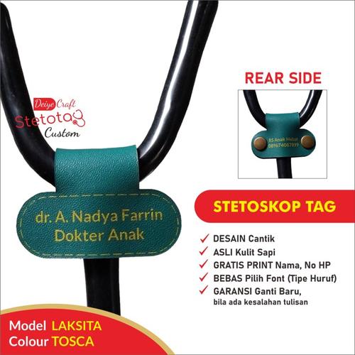 Jual NAME TAG Dokter STETOTAG Stetostag Custom Penanda Stetoskop ...