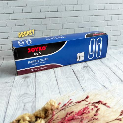 Jual Paper Clip Joyko No.5 / Triagonal Clip penjepit kertas ( 1 pak isi ...