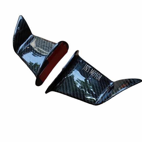 Jual WINGLET UNIVERSAL SAMPING ZX25R CBR250RR R15 R25 NINJA CARBON ...