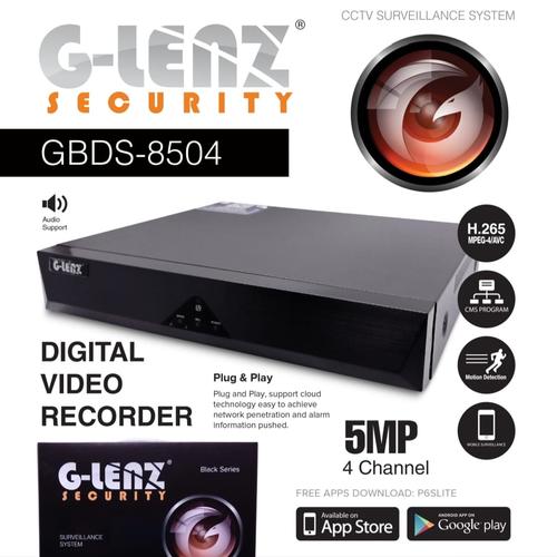 Jual DVR 4CH GLENZ 5MP REAL 1080P SAMPAI 2560P FULL HD SUPORT AUDIO ...