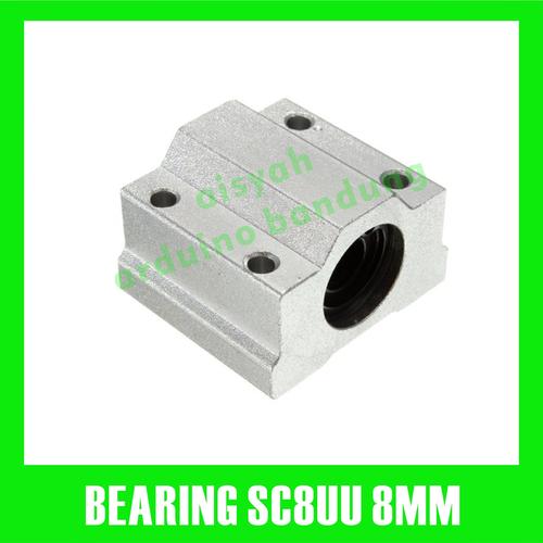 Jual SC8UU SCS8UU Linear Bearing Slide Block CNC 3D Printer 8mm Slide ...