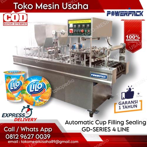 Jual Mesin Cup Sealer Pengisi Air Aqua Gelas AMDK Otomatis GD-SERIES 4 ...