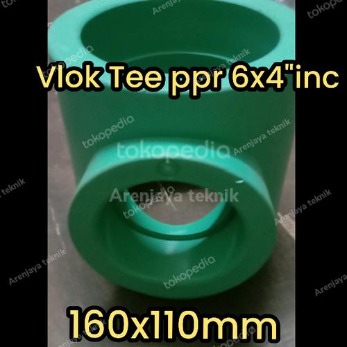 Jual v.tee ppr 6x4"inc 160x110mm/vlok tee ppr 6x4" hijau - Jakarta ...