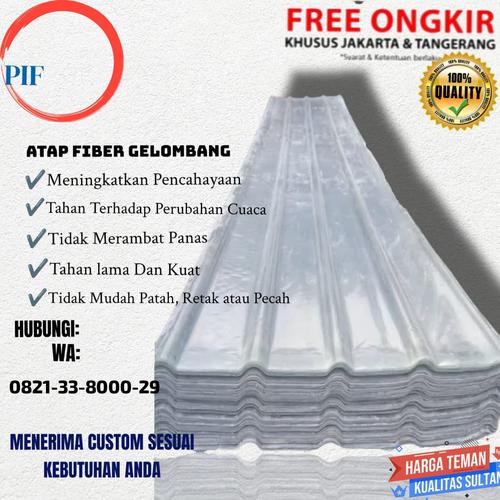 Jual ATAP FIBER TRANSPARAN, ATAP BENING, ATAP FIBERGLASS - Kab ...