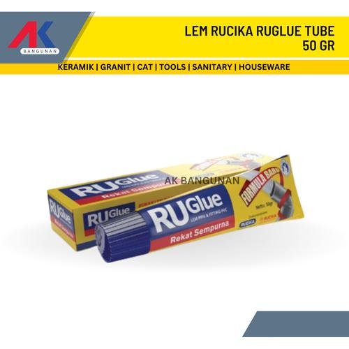 Jual Lem Rucika Ruglue Tube 50 Gram / Lem Pipa Fitting PVC - Kota ...