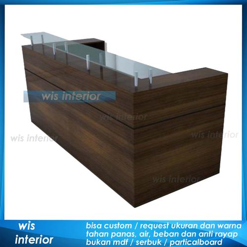 Jual MEJA CUSTOMER SERVICE TOP KACA - CUSTOM UKURAN - Kab. Bekasi - wis ...