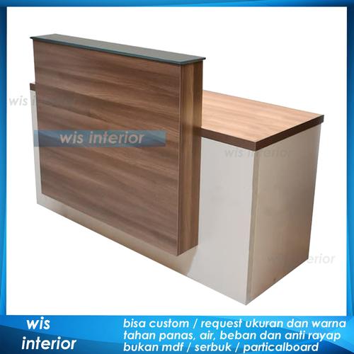 Jual MEJA INFORMASI MODEL MINIMALIS SERBAGUNA / FRONT DESK INFORMATION ...