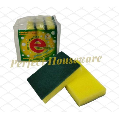 Jual Sponge Kuning Cuci Piring 2 Sisi / Spons Busa Kuning - Jakarta ...