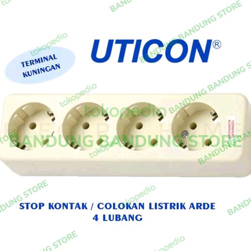 Jual UTICON ST-148 16A 250V STOP KONTAK STOPKONTAK 4L SOCKET OUTLET ...