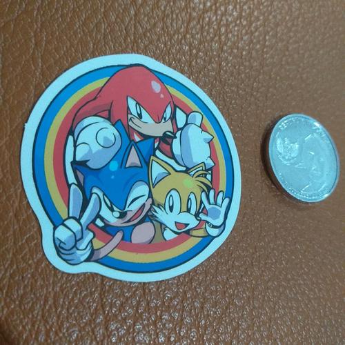 Jual Sticker Sonic Tails Knuckles from SEGA Sonic the Hedgehog series ...
