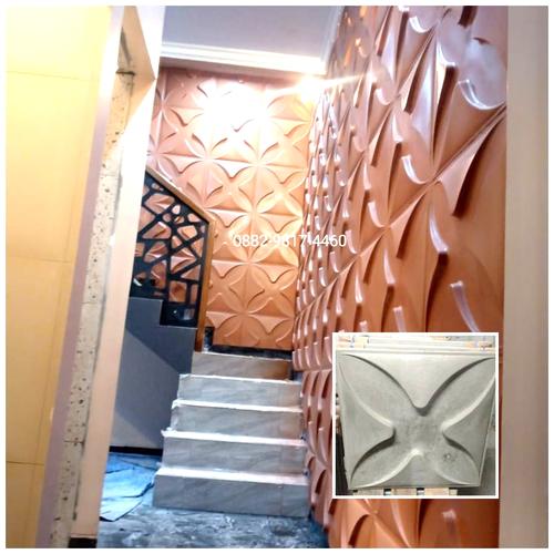 Jual Roster tempel 3D beton halus motip bunga - Jakarta Selatan ...