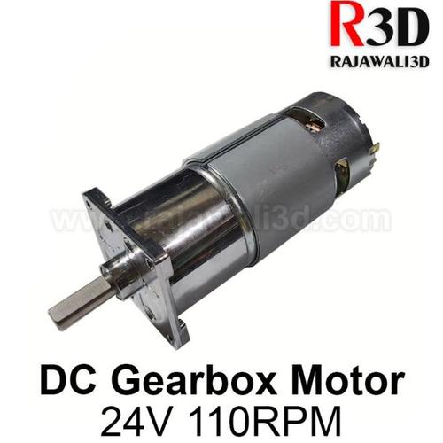 Jual Dc Motor Geared 775 Gearbox 24V 1.55A 110Rpm High Power Torque ...