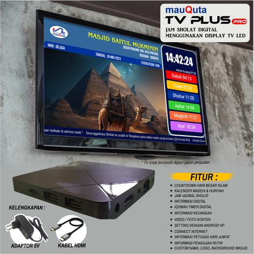 Jual MauQuta TV Plus Jadwal Sholat Digital TV - MQ TV Plus Pro - Kab ...