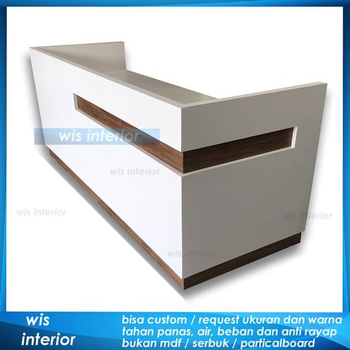 Jual meja kantor resepsionis minimalis - CUSTOM UKURAN - Kab. Bekasi ...