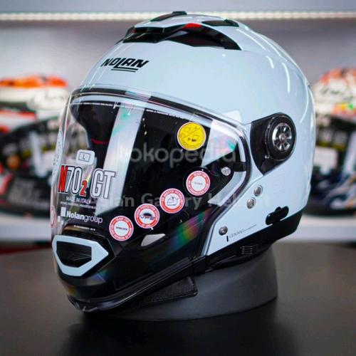 Jual Helm Nolan N70 2 GT White Solid Fullface NOT N44 Original - M ...