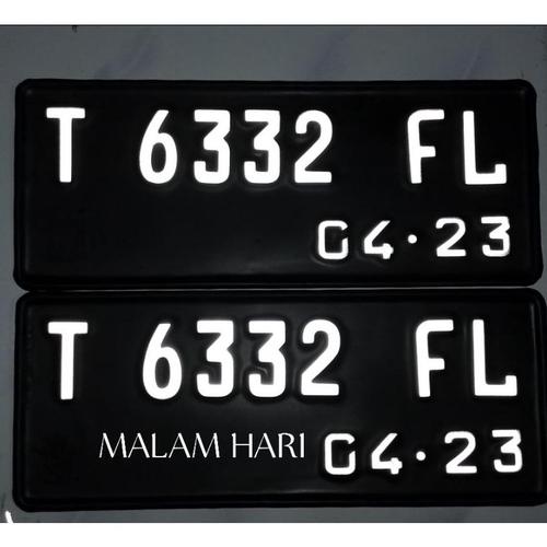 Jual Motor Font Biasa Dan Font Baru Standar Samsat Pake Logo Korlantas ...