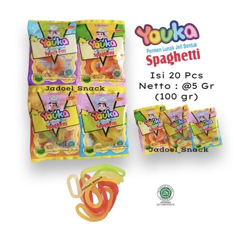 Promo Youka Spagetti Permen 20 X 5 Gr Rasa Buah by Jadoel_Snack ...