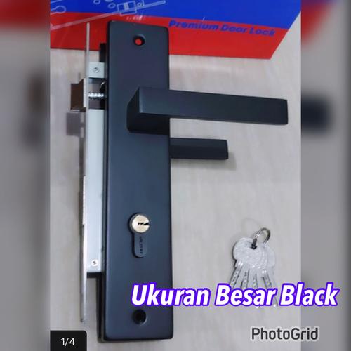 Jual Handle Kunci Pintu Rumah Besar BLACK minimalis - Kota Tangerang ...