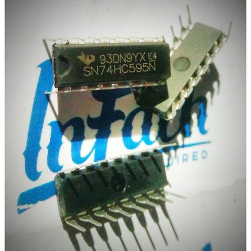 Jual InFath - 74HC595 SN74HC595N Shift Register 8bit serial in parallel out - Kab. Pemalang ...
