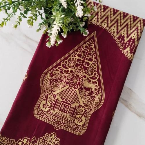 Jual Kain Batik Prada Wayang Merah Batik Feby Putra Pusat Kain Batik ...