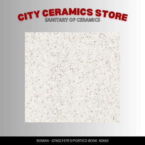 Jual GRANITE ROMAN 60x60 PORTICO BONE - abu terazzo - Kab. Bogor - City ...