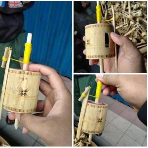 Jual gasing bambu bersuara tradisional /mainan jadul khas bambu kayu ...