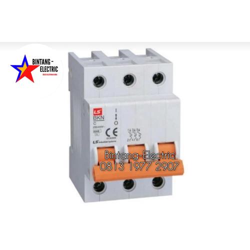 Jual MCB 40A - 63A 3P / 3 Phase BKN Series 6Ka merk LS Electric Korea - 50A - Jakarta Pusat ...