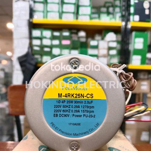 Jual PEEIMOGER M-4RK25N-CS 220V 4P 25WATT 30MIN PEEIMOGER ORIGINAL NEW ...