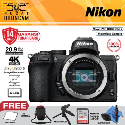 Promo Nikon Z50 Body Only Mirrorless Camera FullFrame Bodi Z 50 Nikon ...