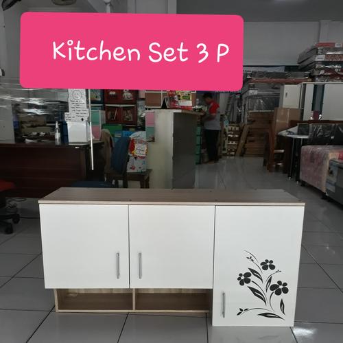 Jual kitchen set 3 pintu Dahlia 120 atas - Kab. Wonogiri - Youngelektronikfurniture | Tokopedia