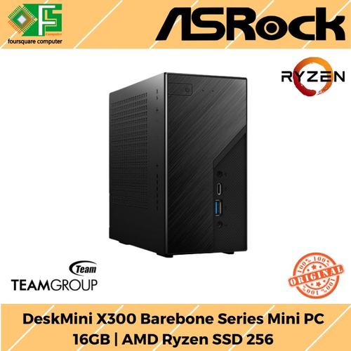 Jual ASRock DeskMini X300 Barebone Series Mini PC | AMD Ryzen SSD 256GB - Ryzen 5 5700G - Kota ...