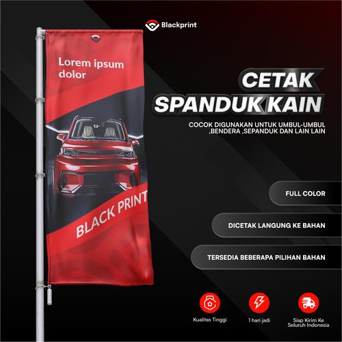 Jual Spanduk Kain/ Spanduk bendera /Spanduk Promosi - Flag Banner ...