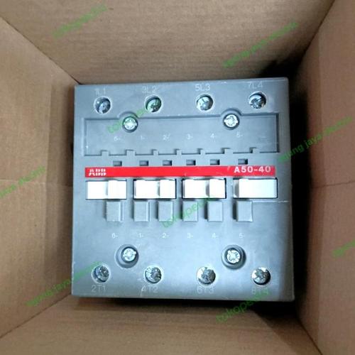 Jual Kontaktor Abb A50-40-00 4P 220V Contactor Abb A50-40 4Pole 220V ...