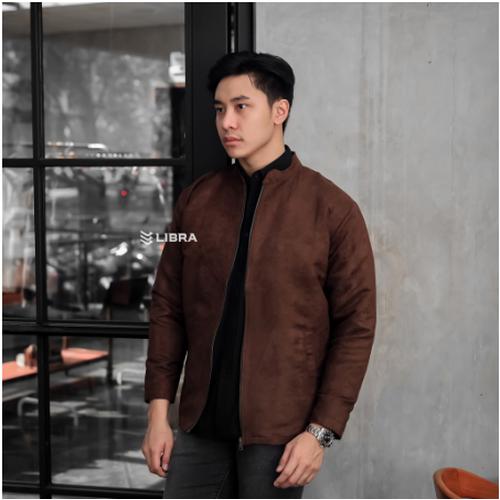 Jual Delibra Jaket Bomber Pria Cowok Dewasa Suede Nato Brown Keren Terbaru - M - Kota Bandung ...