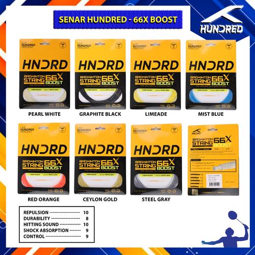Promo Senar Raket Badminton String HNDRD Hundred 66X / 66 X Boost ...